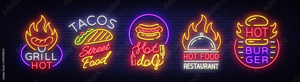 Fast Food Advertising Logos