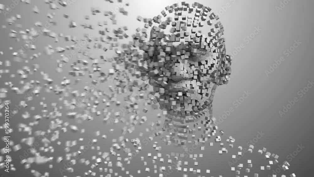 AI Artificial intelligence digital robotic brain deep learning computer machine Stock Video ...