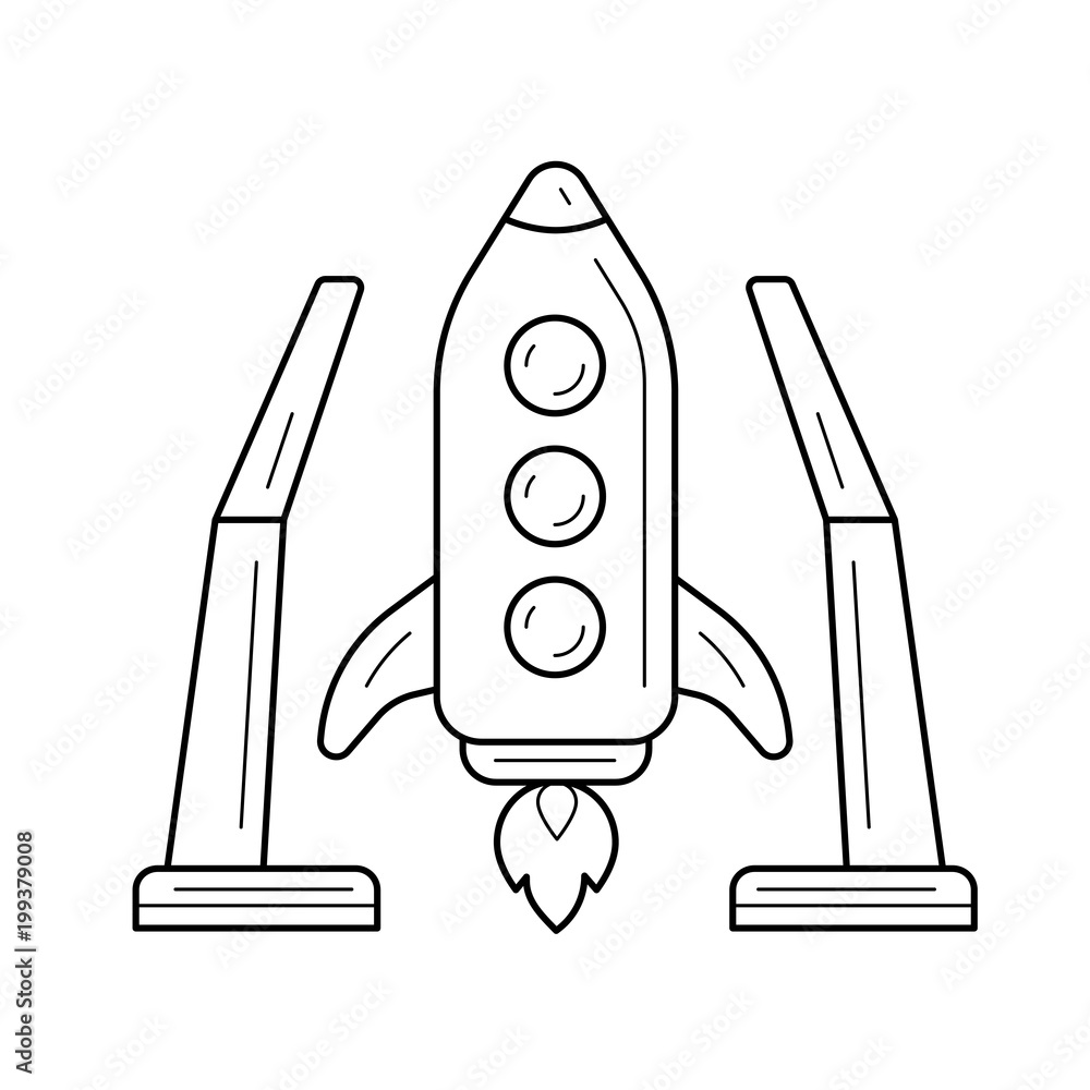 Space Shuttle Launch White Background