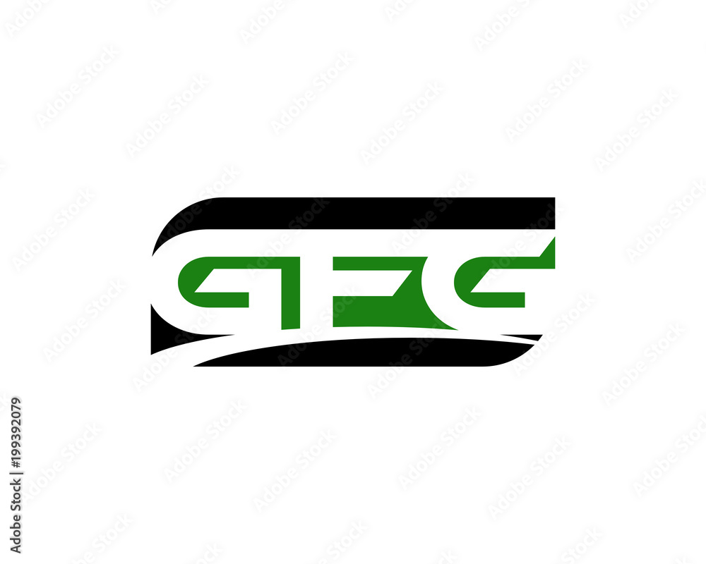 gfg letter logo Stock Vector | Adobe Stock