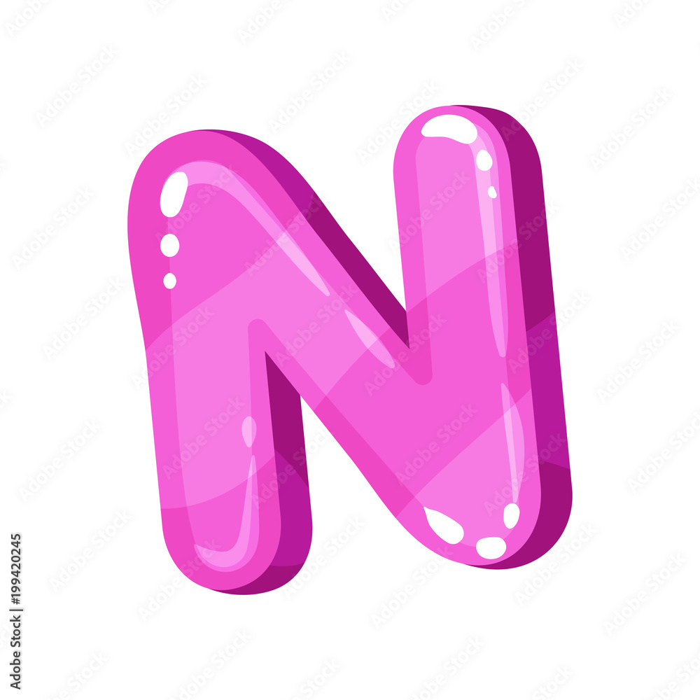 Pink Letter N Images