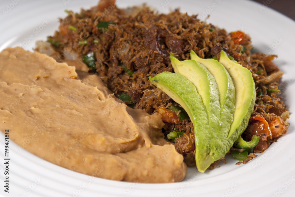 Machaca y Frijol foto de Stock | Adobe Stock