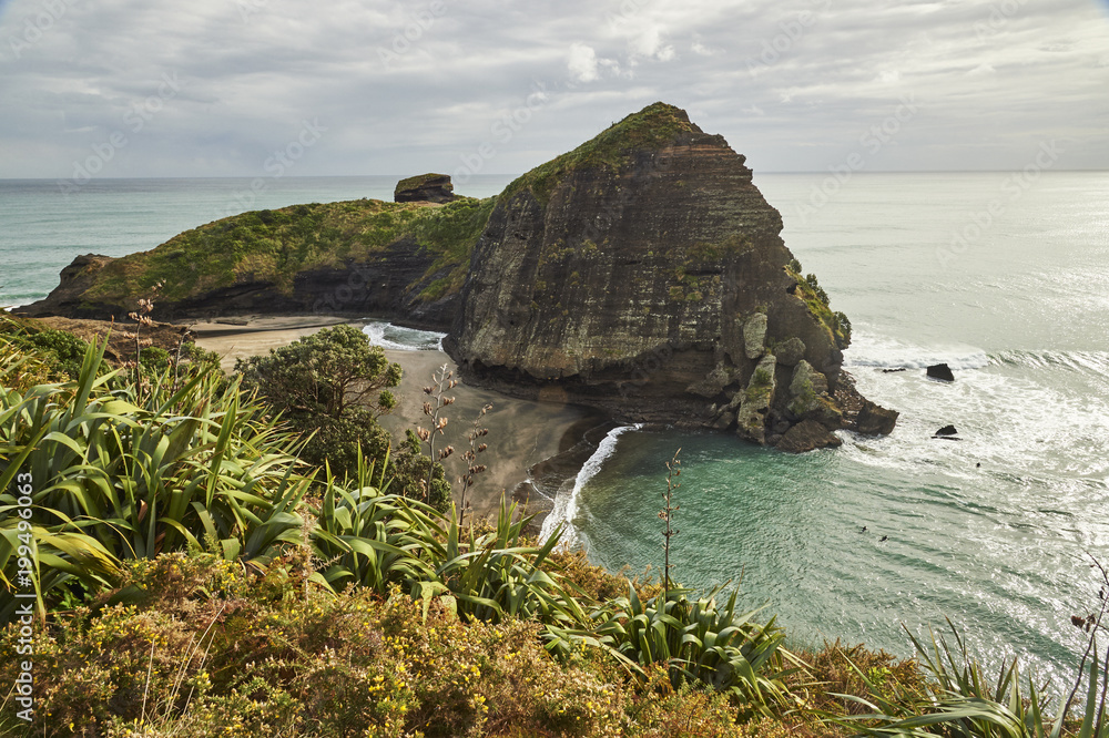 Piha Beach Black Sand