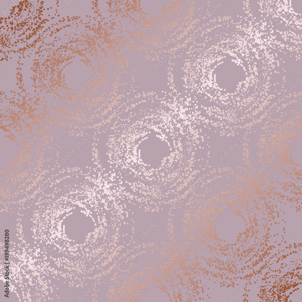 Vector decorative background with imitation of pink gold. Rose gold for ...