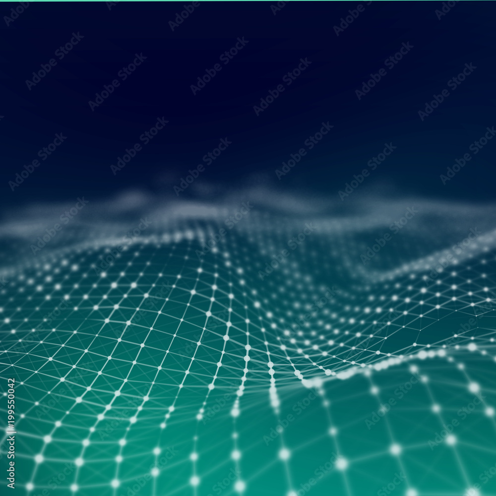 Abstract low poly background. Plexus polygonal background. Plexus low ...