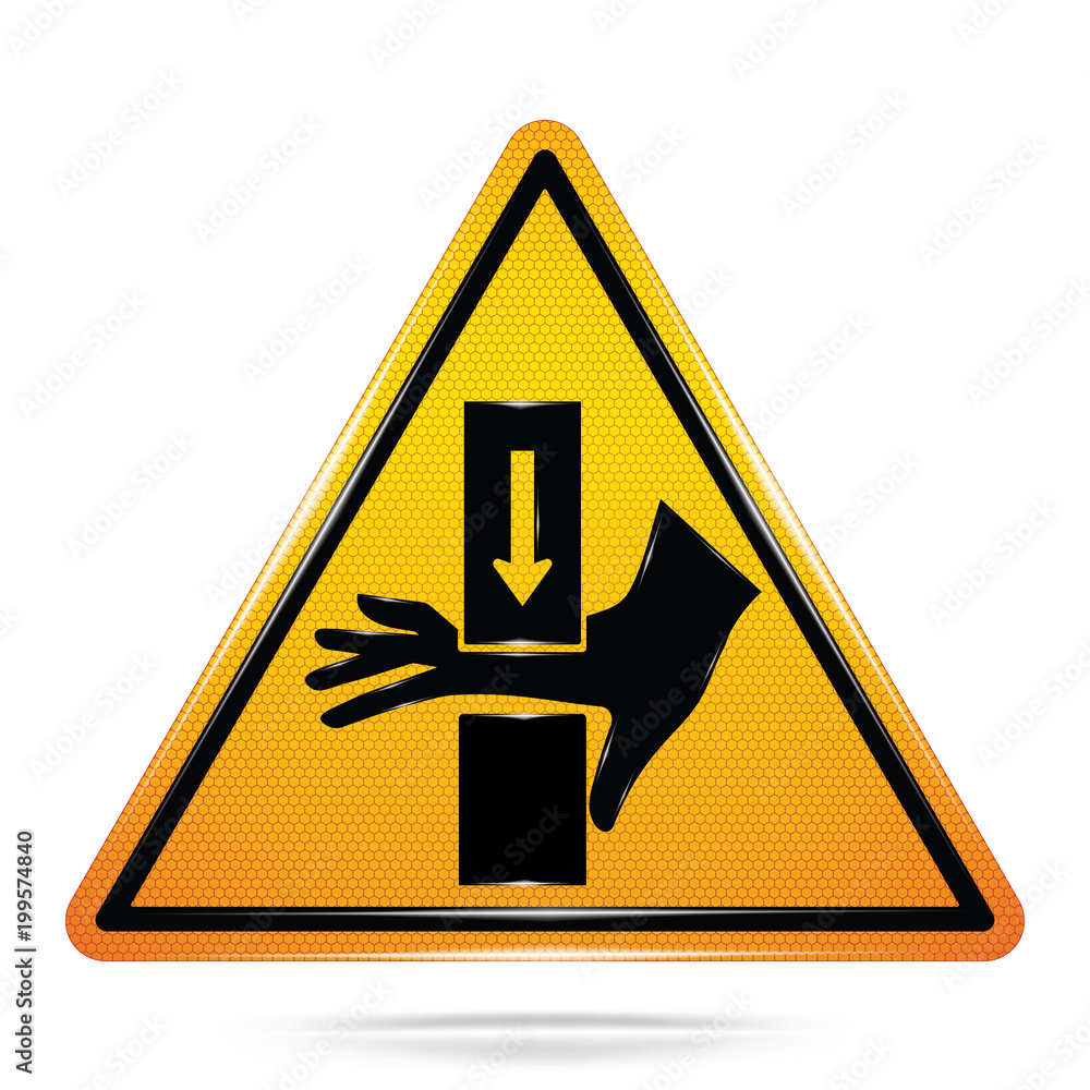 Vector and illustration of graphic style,Danger keep hand away symbol ...