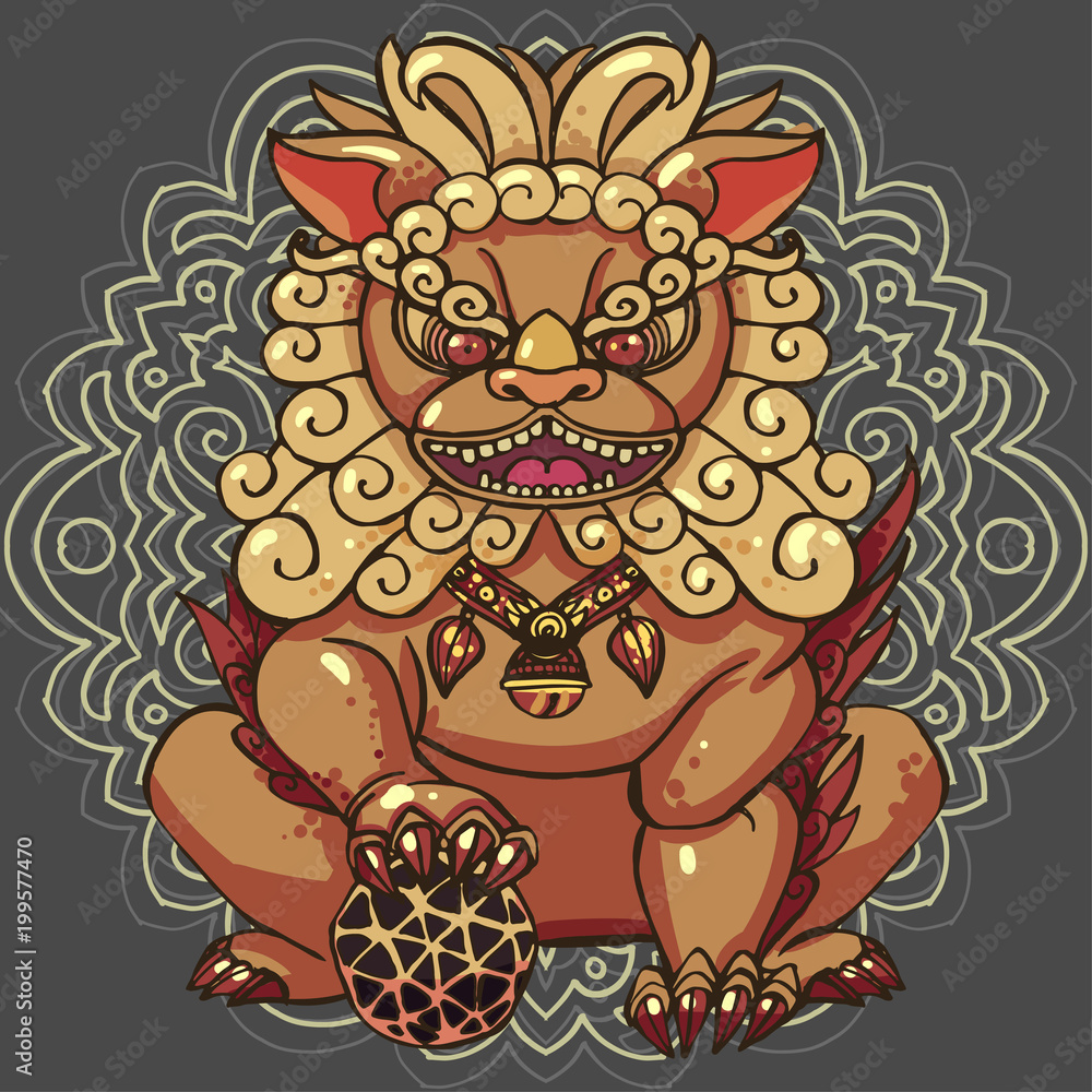Chinese Foo Dog Statue