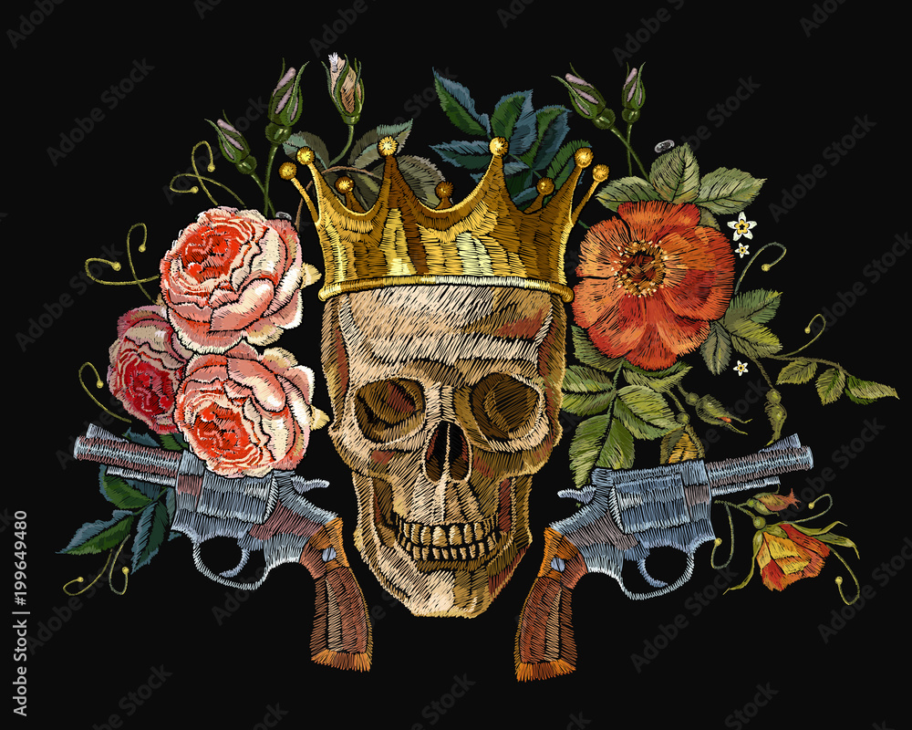 Skulls And Guns And Roses