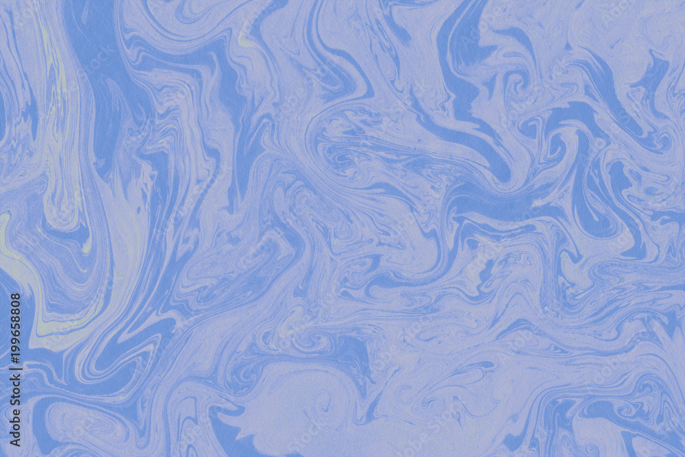 Suminagashi marble texture hand painted with indigo ink. Digital paper ...