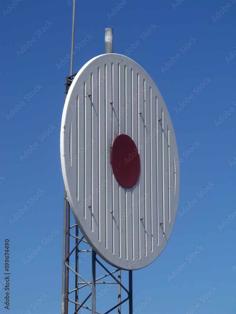 Seafaring: A special sea mark on a girder mast in the Danzigmann dunes ...