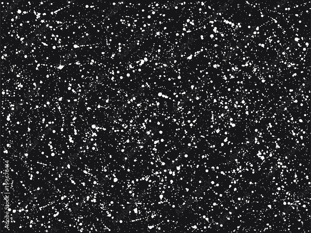 Snow Black And White Night