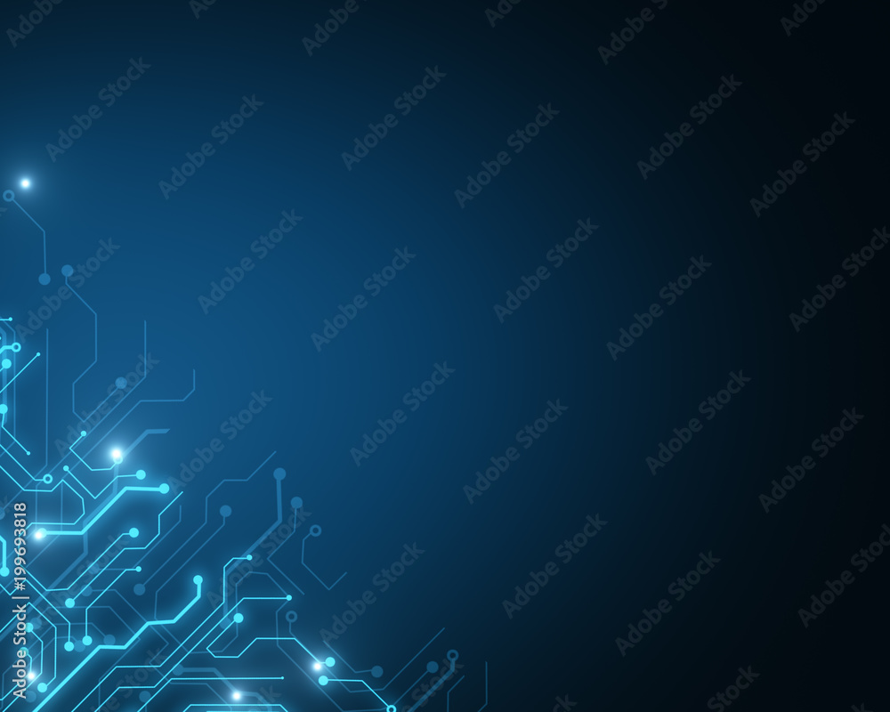 Glowing circuit backdrop Stock Photo | Adobe Stock
