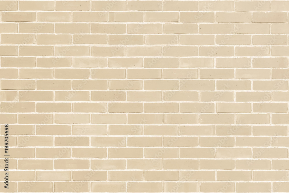 Brick wall texture pattern background in natural light ancient cream ...