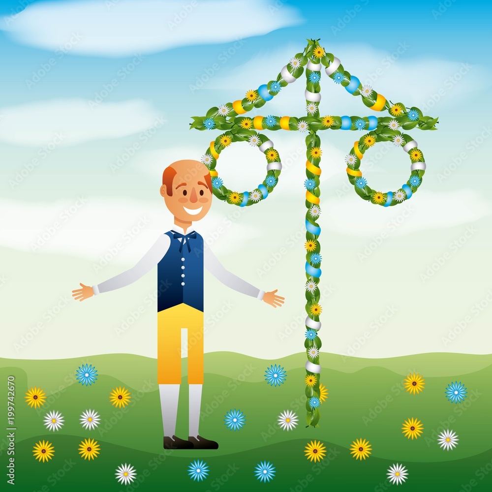 Swedish Midsummer Men