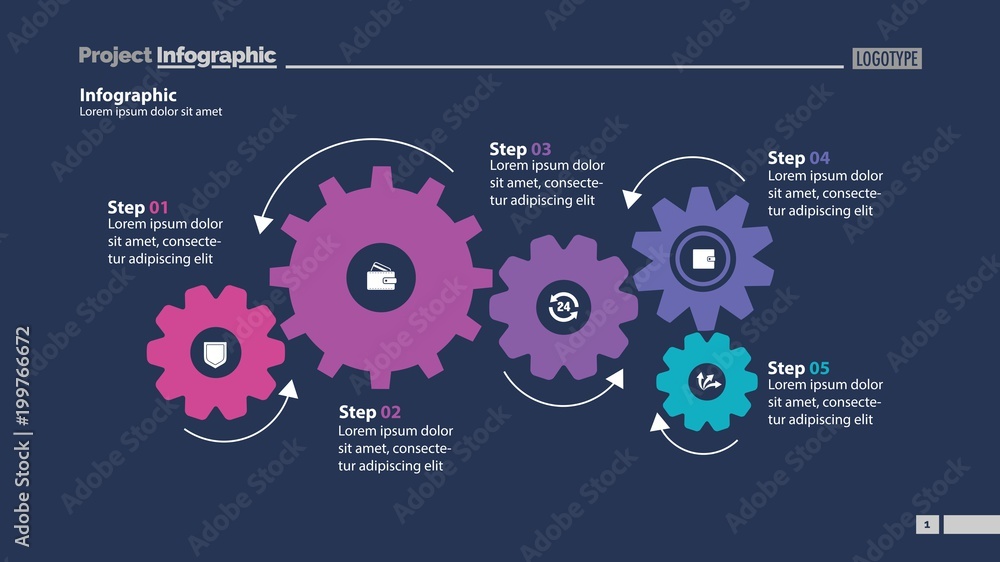 Five step process chart design Stock Vector | Adobe Stock Five step process chart design Stock Vector | Adobe Stock