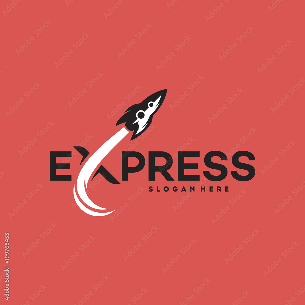 Fast Forward Express logo designs vector, Modern Express logo template ...