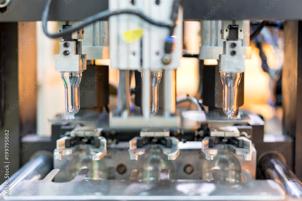 Manufacturing of bottles plastic line, bottle plastic hot blow process ...