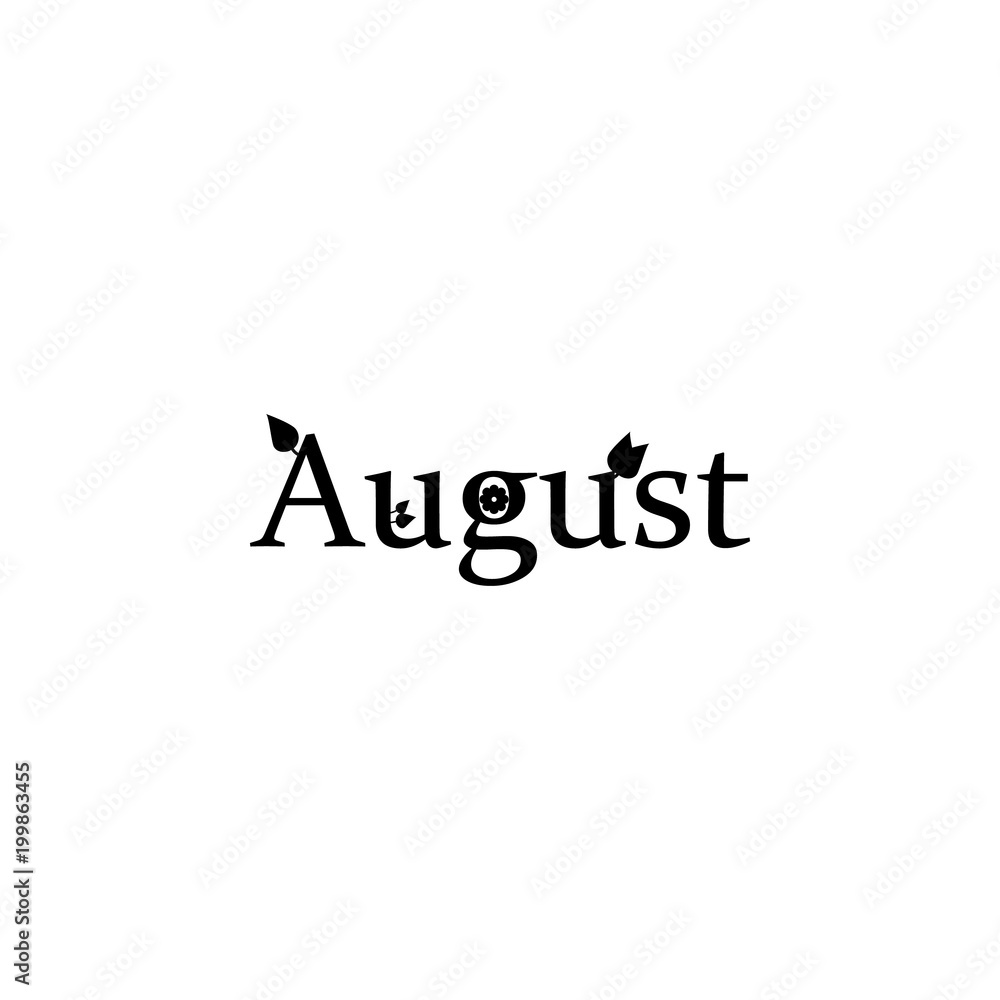 August Month Icon