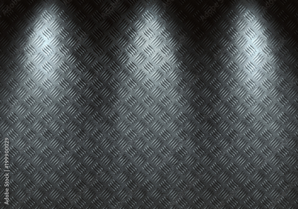 Abstract modern grey diamond metal texture, sheet with directional ...
