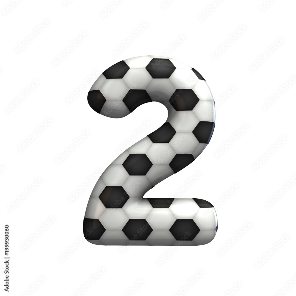 Soccer ball texture number 2. 3D Rendering Stock Illustration | Adobe Stock