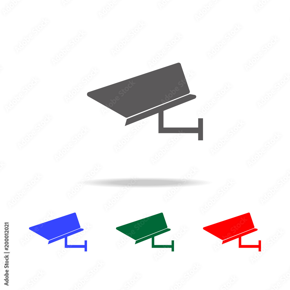 Security camera icon. Elements of cyber security multi colored icons ...