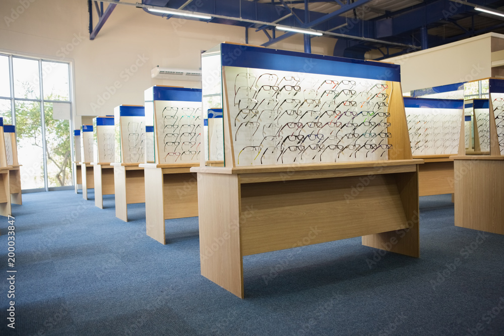 Glasses display Stock Photo | Adobe Stock