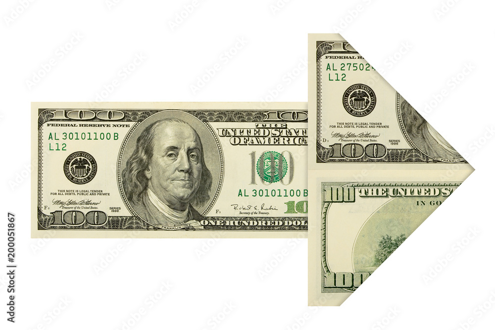 Money arrow Stock Photo | Adobe Stock