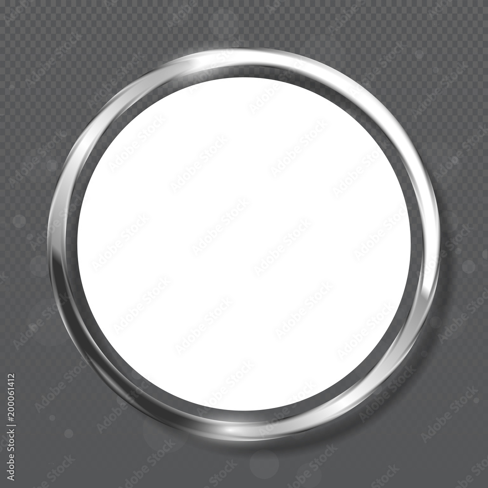 Abstract luxury metallic banner on transparent background. Banner with ...