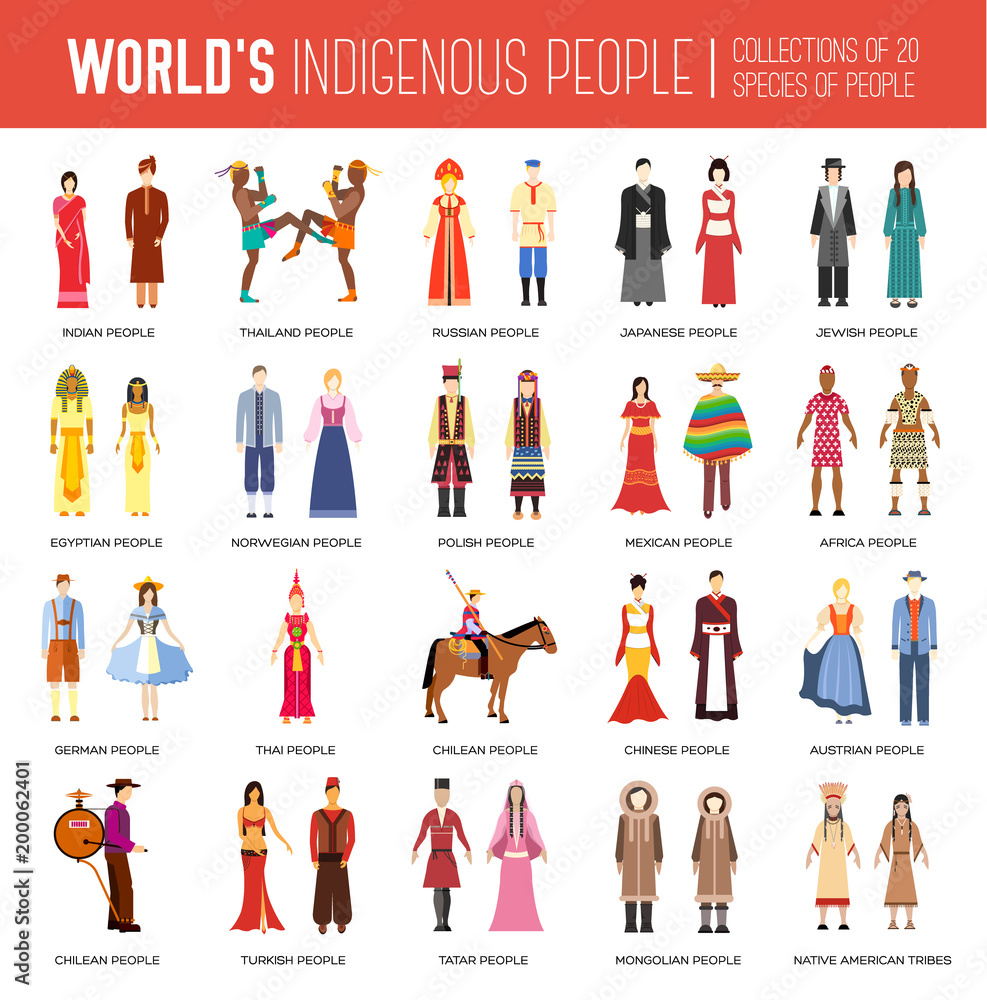 People Friendship. International Day of the World Indigenous Peoples ...