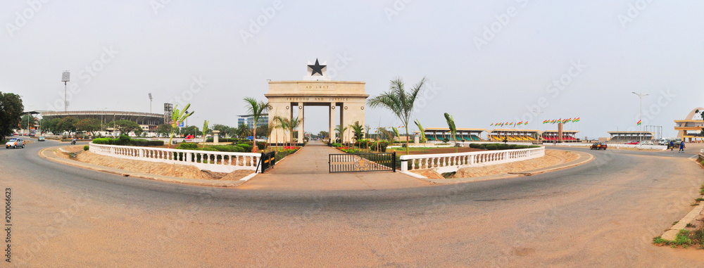 Black Star Square, also known as Independence Square in Accra Ghana ...