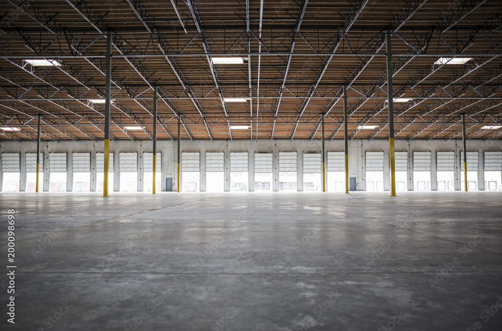 Empty Warehouse Interior