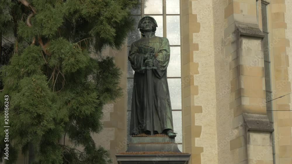 Ulrich Zwingli Statue