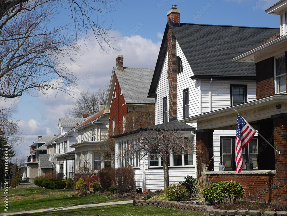 American Suburban Street