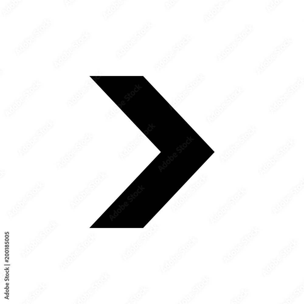 narrow arrow icon. Element of simple icon for websites, web design ...
