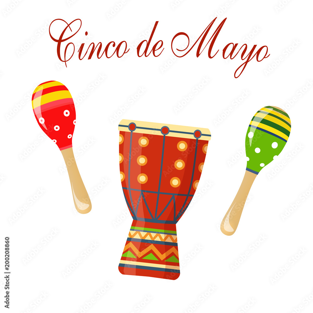 Cinco De Mayo Maracas