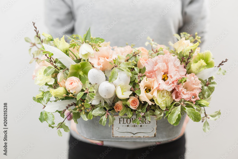Horizontal Flower Arrangement