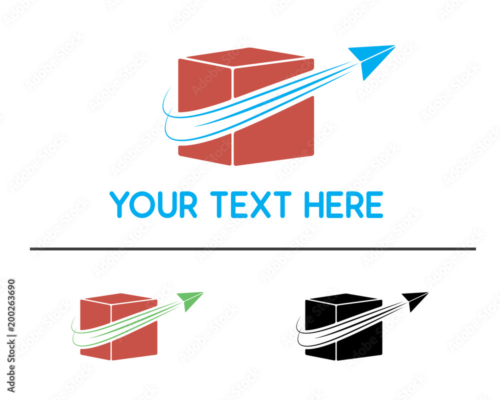 air shipping logo design illustration, simple design logo, designed for ...