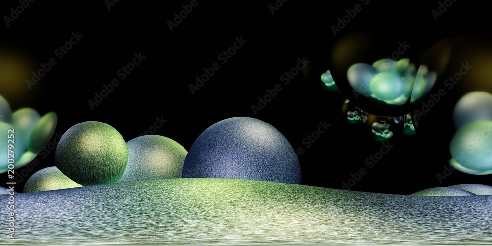 Environment map. HDRI map. Equirectangular projection. Spherical ...