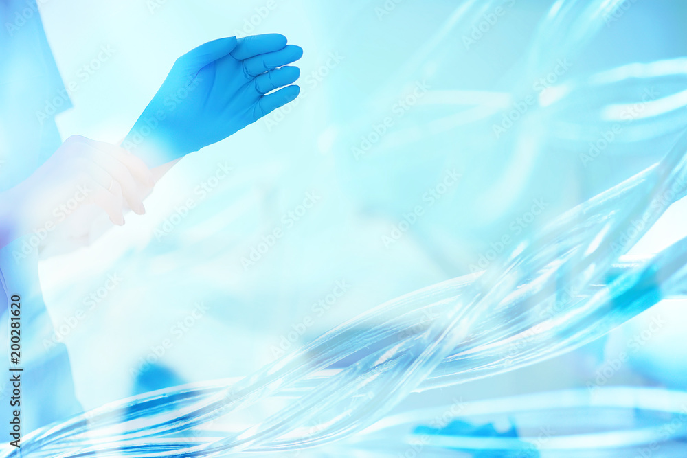 cosmetic surgery background blurred / concept modern surgical clinic ...