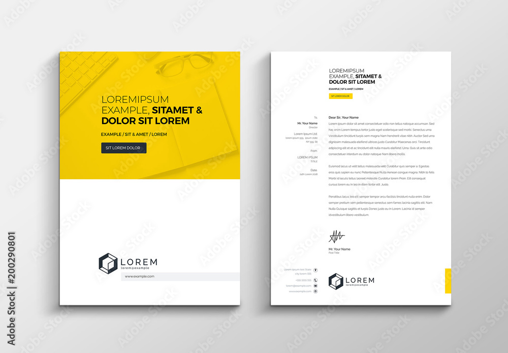 Creative Clean Flyer Design Stock Template | Adobe Stock