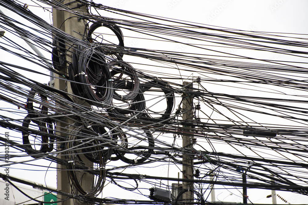 Old Power Line Transformer