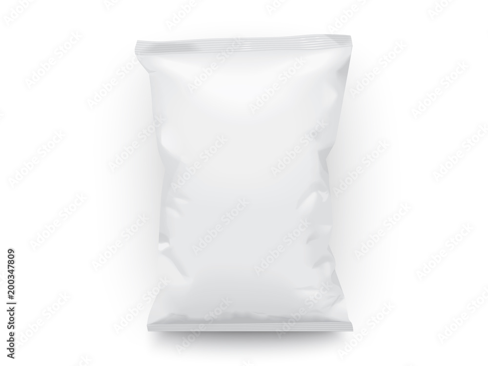 plastic, paper packing mock up template Stock Illustration | Adobe Stock