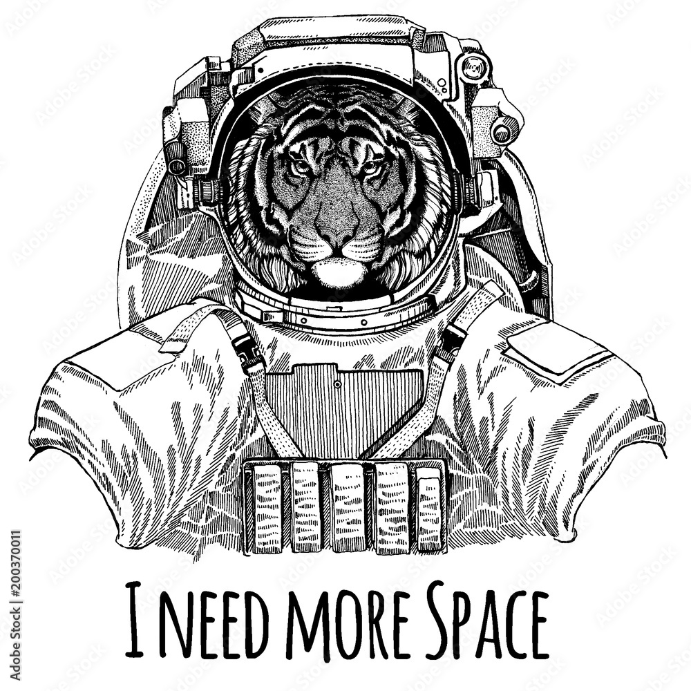 A Tiger In Space Suit