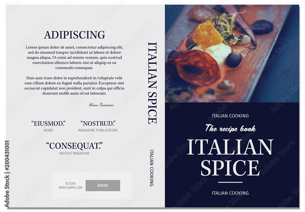 Cookbook Cover Template