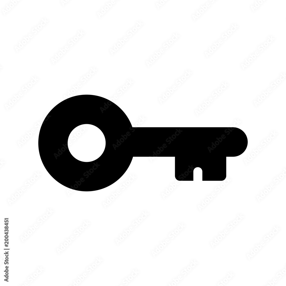 Key Icon Black