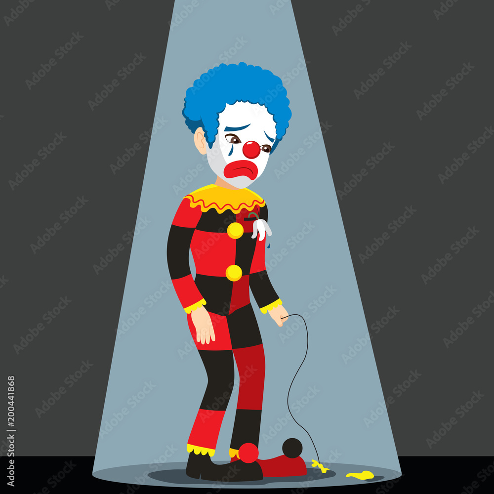 Sad Crying Clown