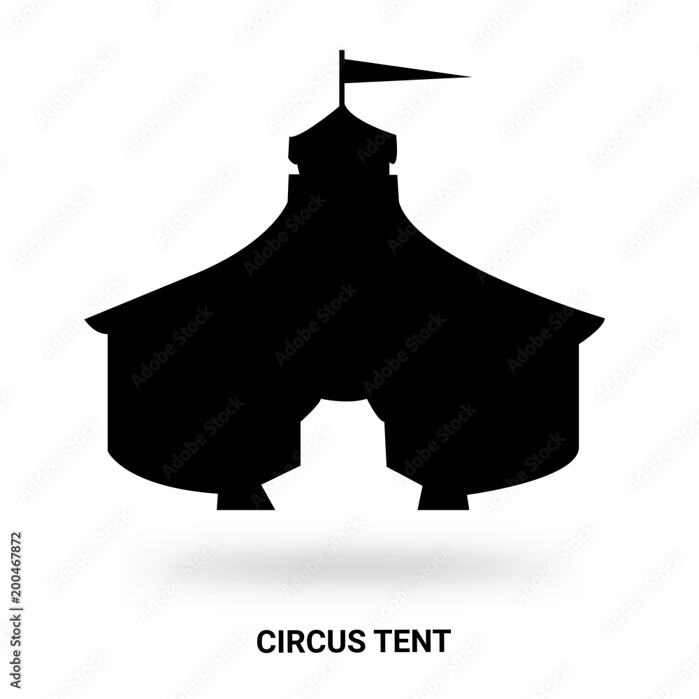 Carnival Tent Silhouette