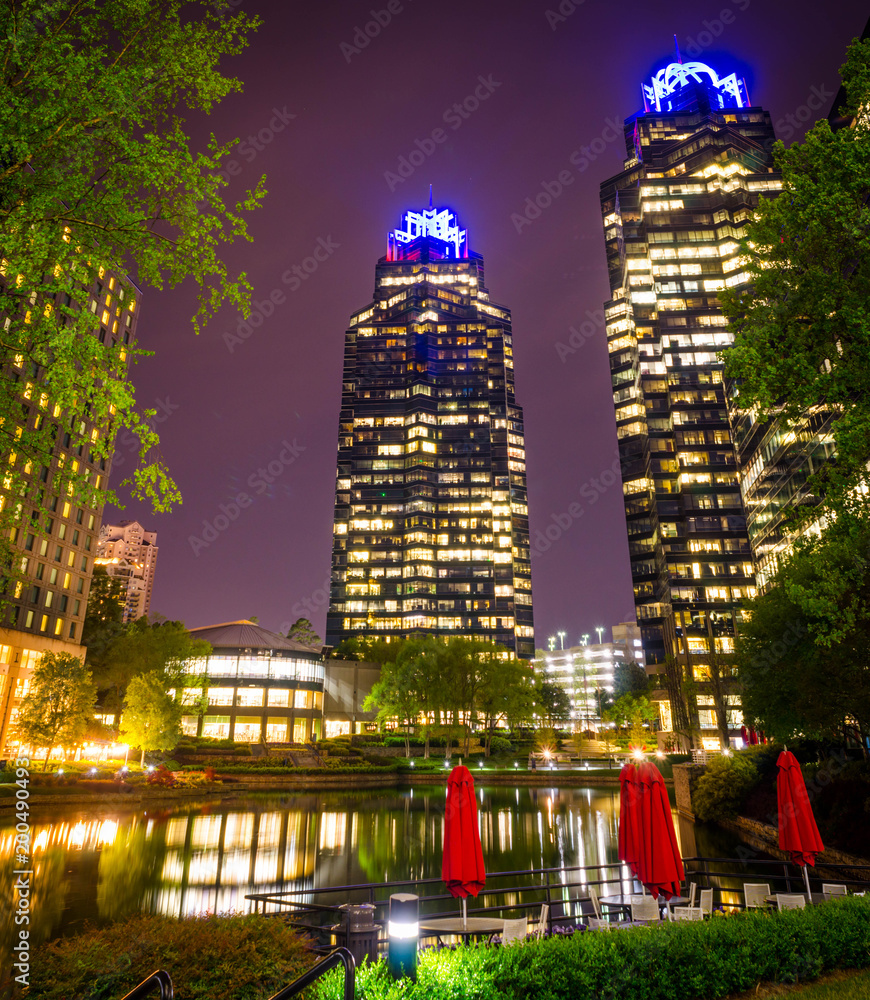 Sandy Springs georgia perimeter mall towers architecture city skyline ...