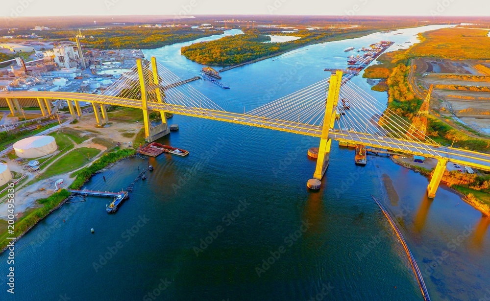 Cochrane-Africatown USA Bridge, Mobile, AL Stock Photo | Adobe Stock