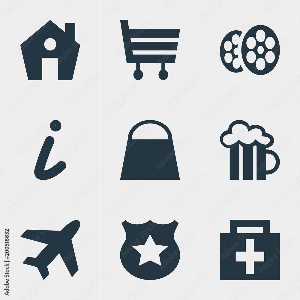 Map Legend Symbols Vector